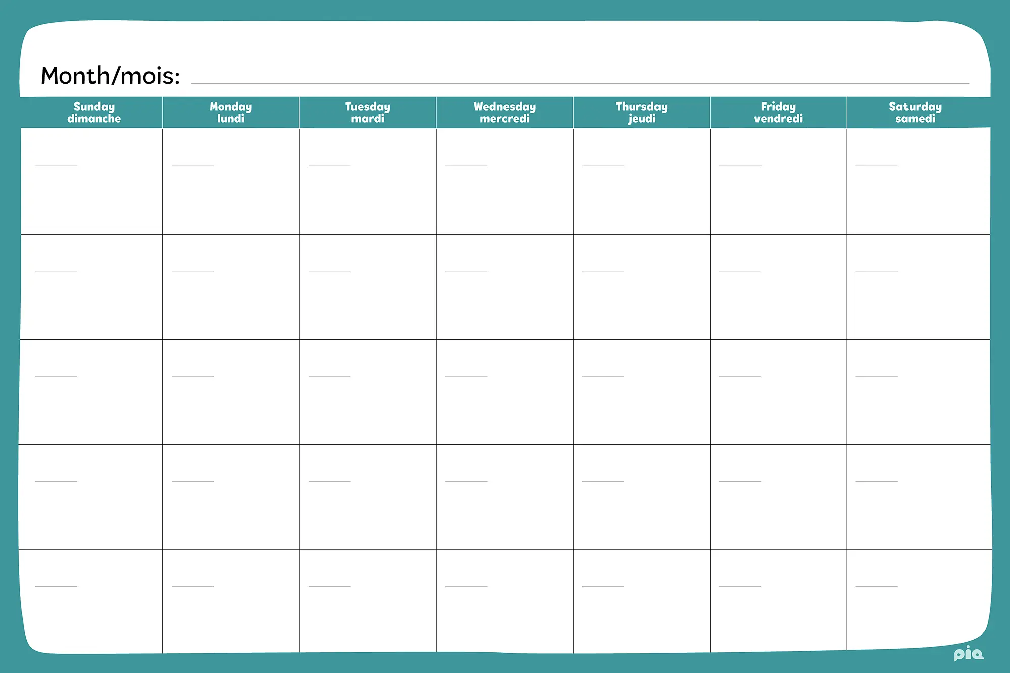 Wall Calendars for Schools - PiQ Potential