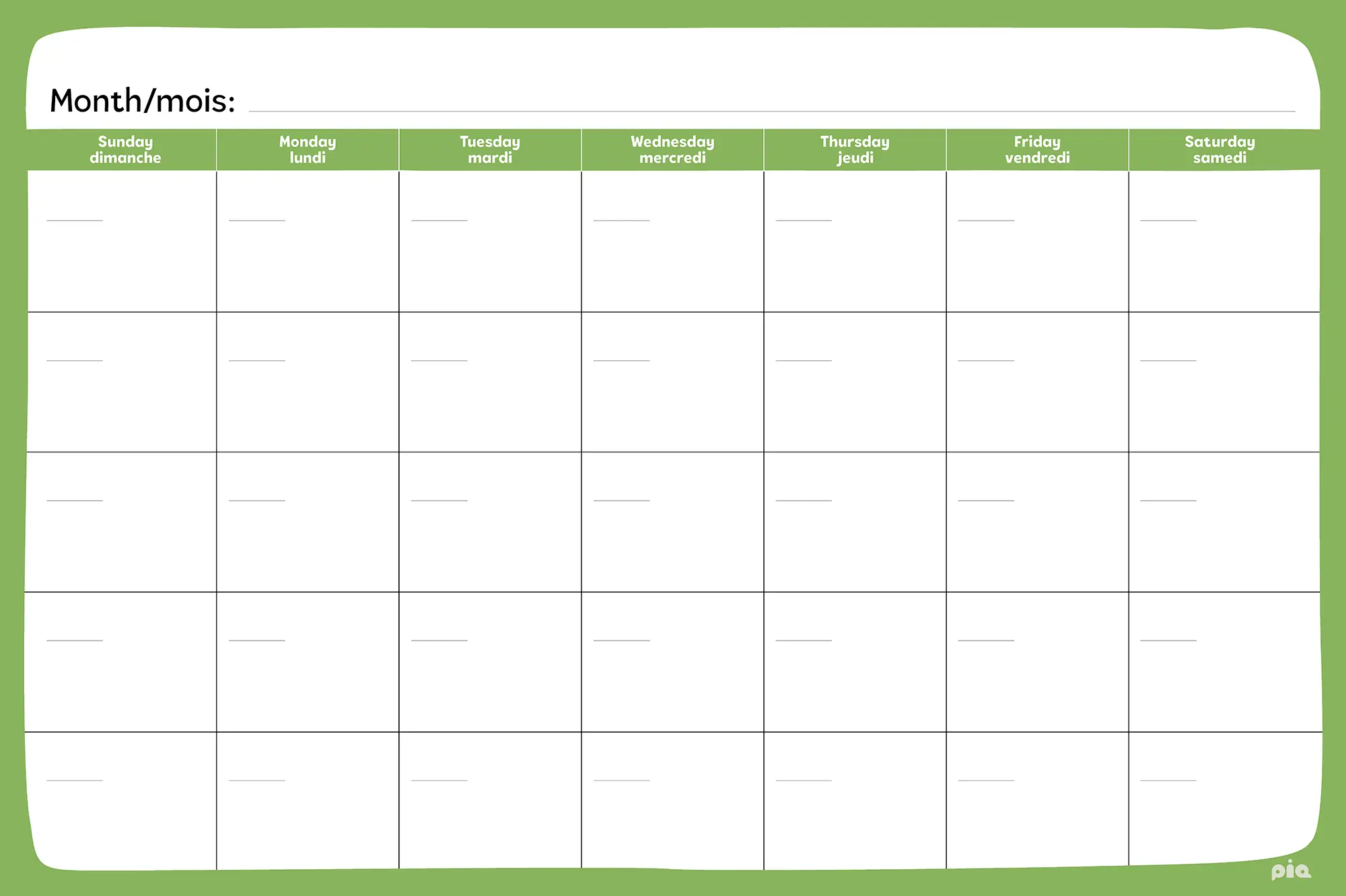 Wall Calendars for Schools - PiQ Potential | PiQ Potential